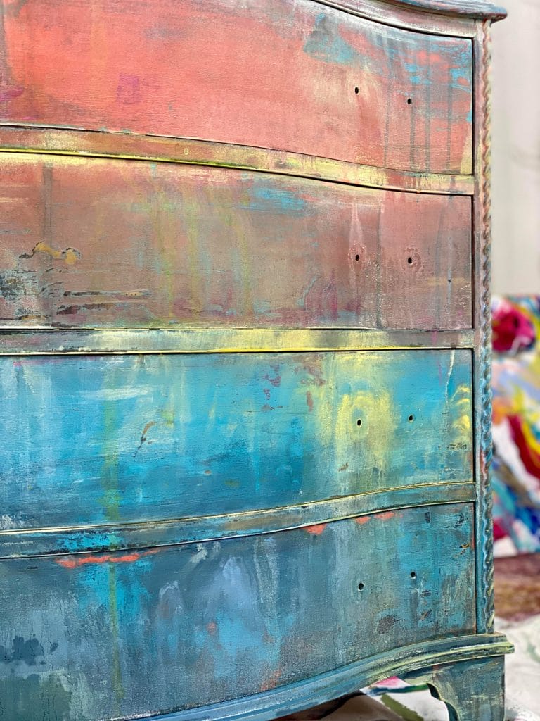 How to Apply Color Wash On Furniture | The Turquoise Iris