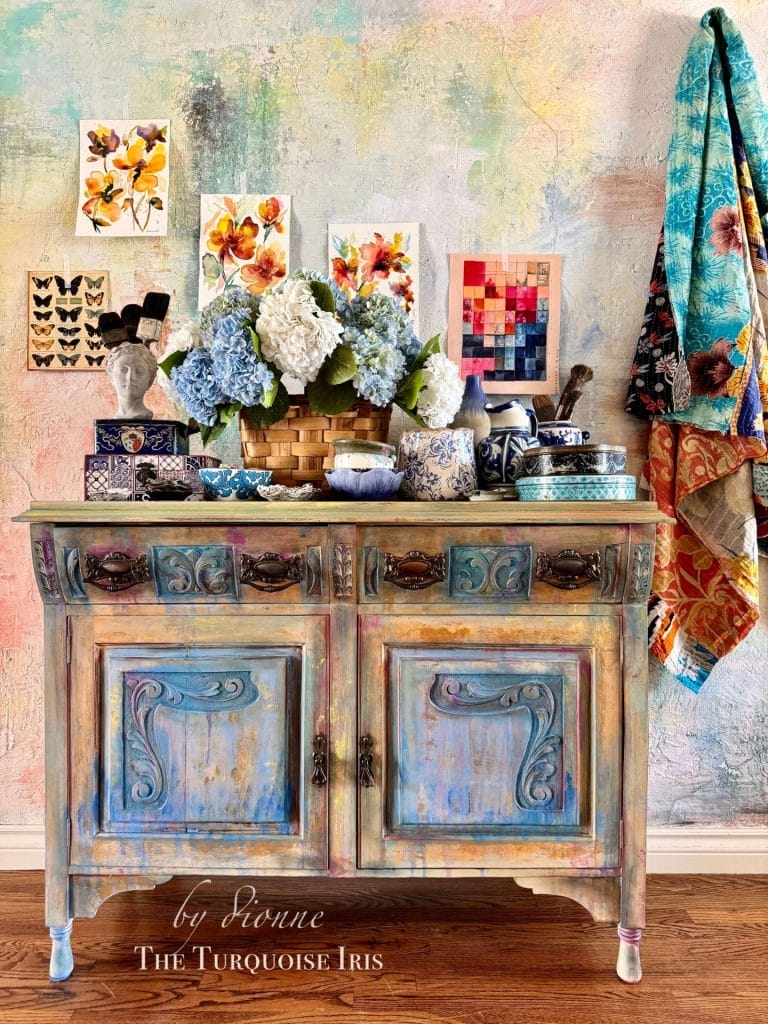 ‘Bellissimo’ Hand Painted Buffet Cabinet